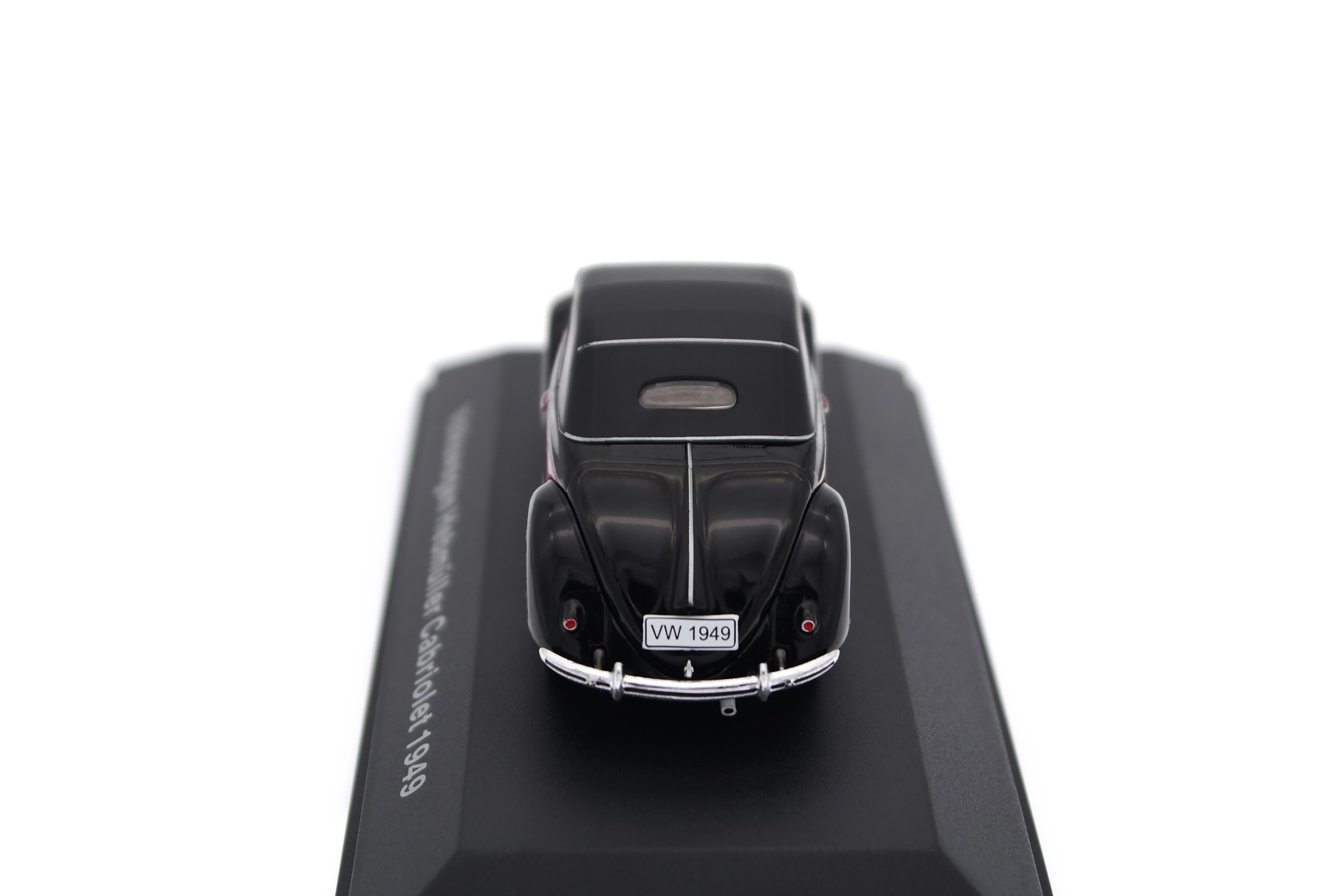A collectible scale model VW Hebmuller Cabriolet from Altaya