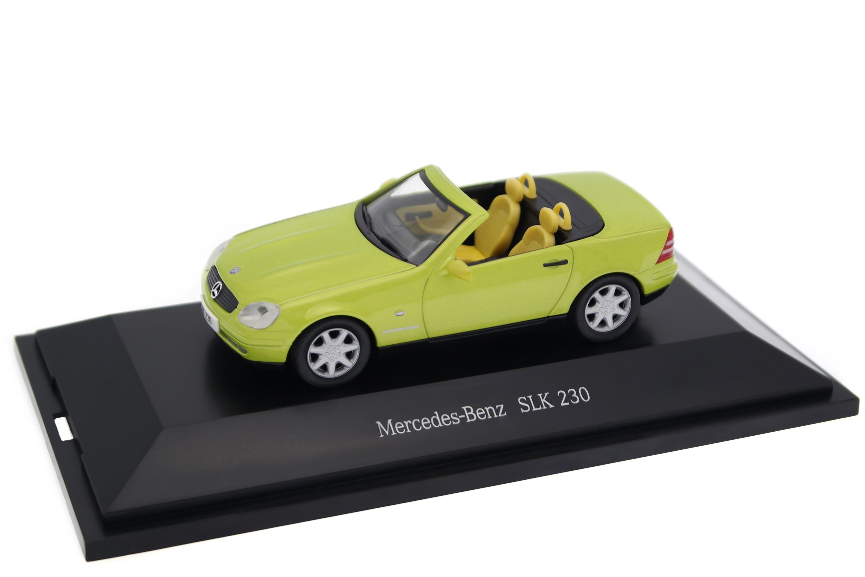 A collectible scale model Mercedes-Benz SLK-Class from Herpa