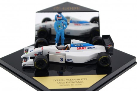 A collectible scale F1 model Tyrrell 022 from Göde