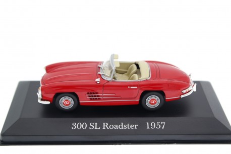 A collectible scale model Mercedes-Benz 300 SL Roadster from Altaya
