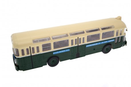 A collectible scale model Chausson APU-53 APVU RATP from Altaya