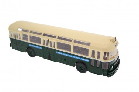 A collectible scale model Chausson APU-53 APVU RATP from Altaya