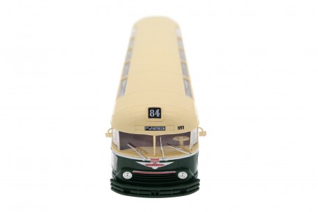 A collectible scale model Chausson APU-53 APVU RATP from Altaya