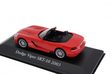 A collectible scale model Dodge Viper SRT-10 Roadster from Altaya